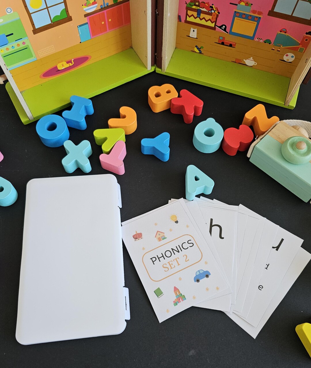 Phase 2 Phonics Flashcards, Children Phonics Learning, Set 2 Reading ...