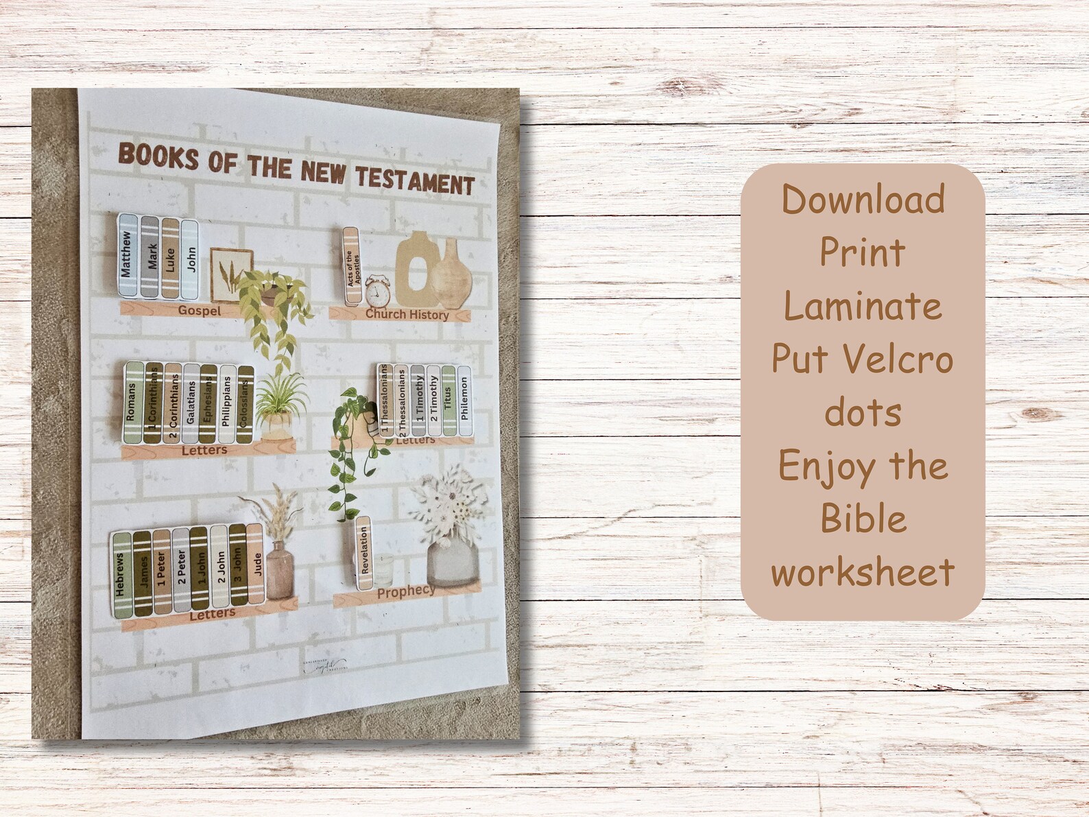 Books of the Bible Printable Memory Game Bundle, Sunday School Lesson ...
