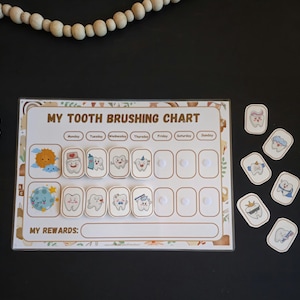 Tooth Brushing Reward Chart: Visual Guide for Kids, Autism & SEN - Etsy UK