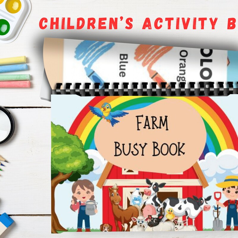 Toddler Busy Book - Etsy