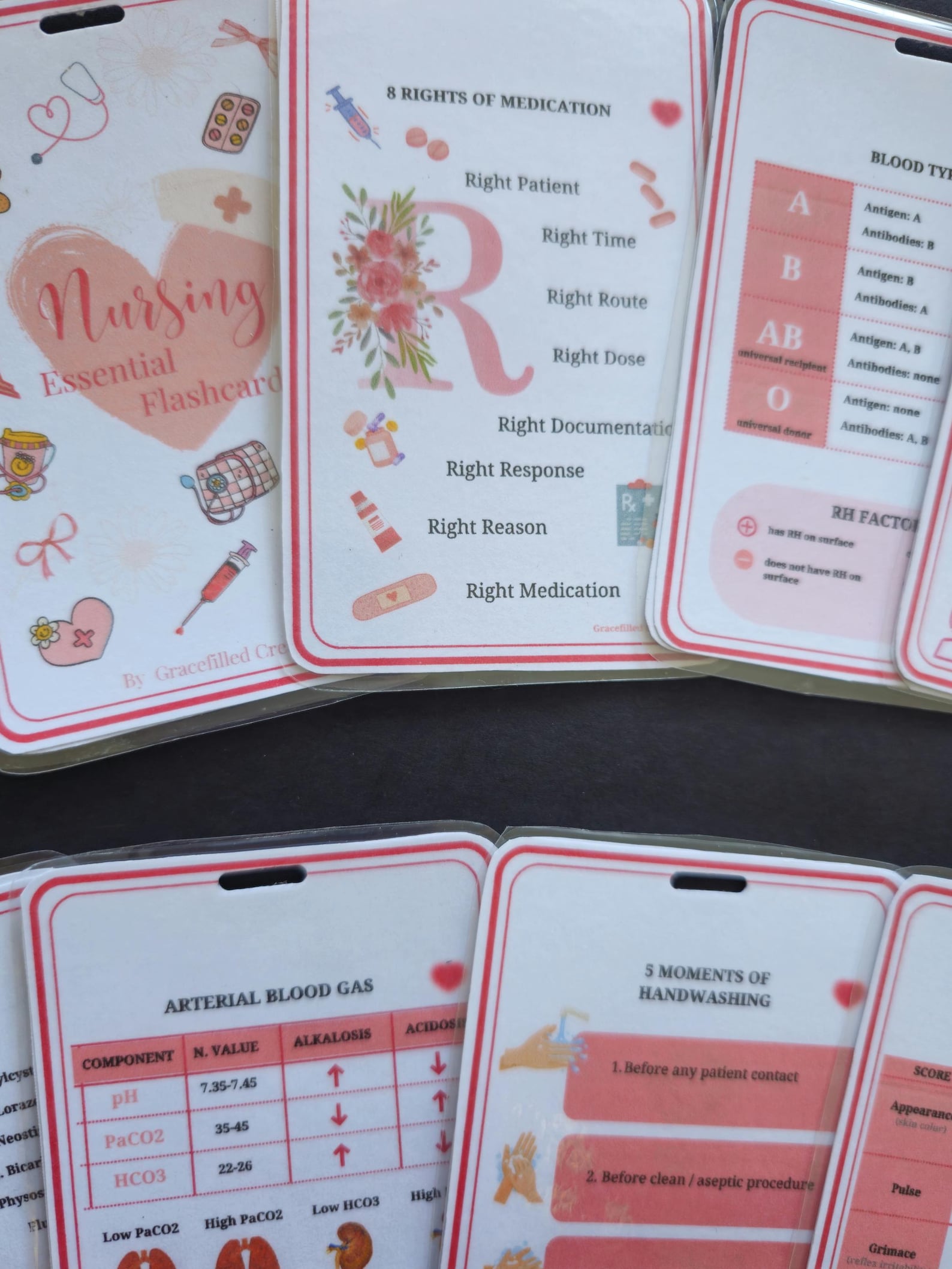 Complete Nursing Essential Flashcards Medical Pocket Guides Nursing ...