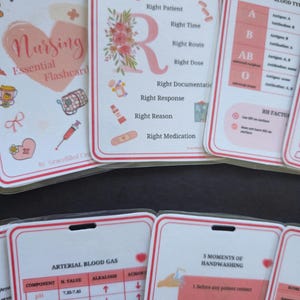 Complete Nursing Essential Flashcards Medical Pocket Guides Nursing ...