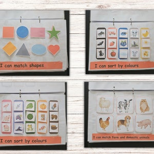 Personalised Learning Folder for 2 Years Old | Quiet Book | Educational ...