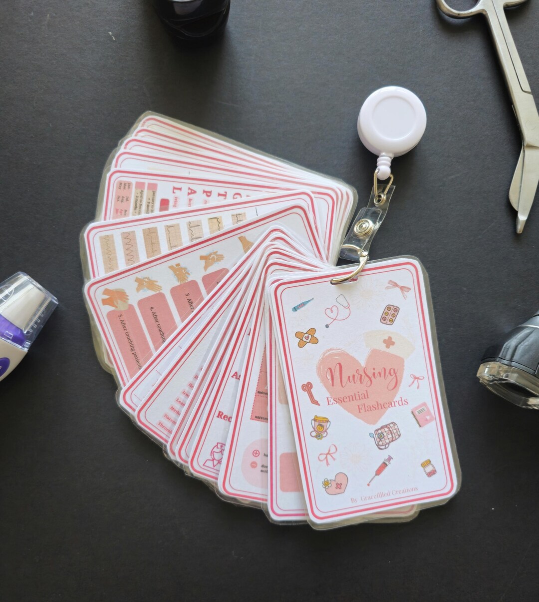 Complete Nursing Essential Flashcards Medical Pocket Guides Nursing ...