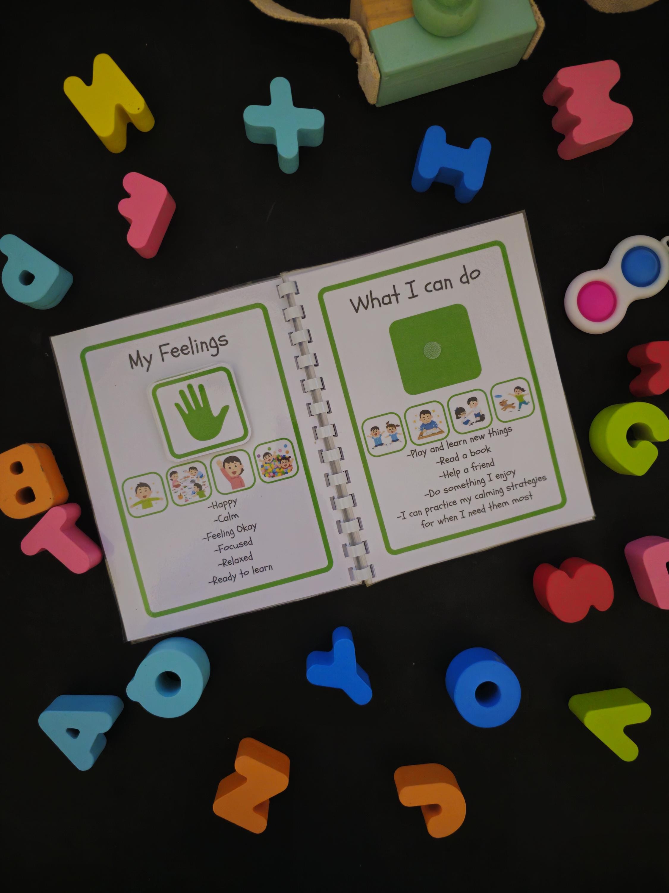 Zones of Regulation Book: Feelings Scale, Autism/adhd Resources - Etsy UK