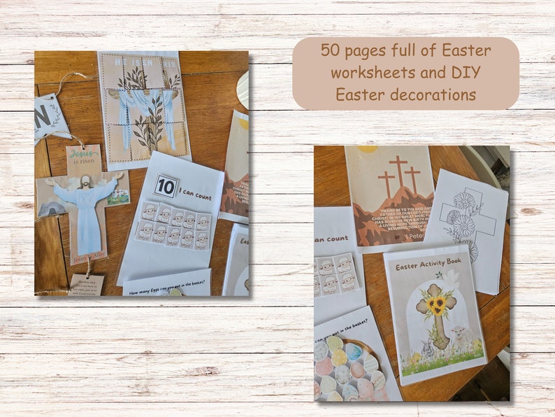 Easter Religious Themed Printable Activity Bundle Easter Story Bible ...