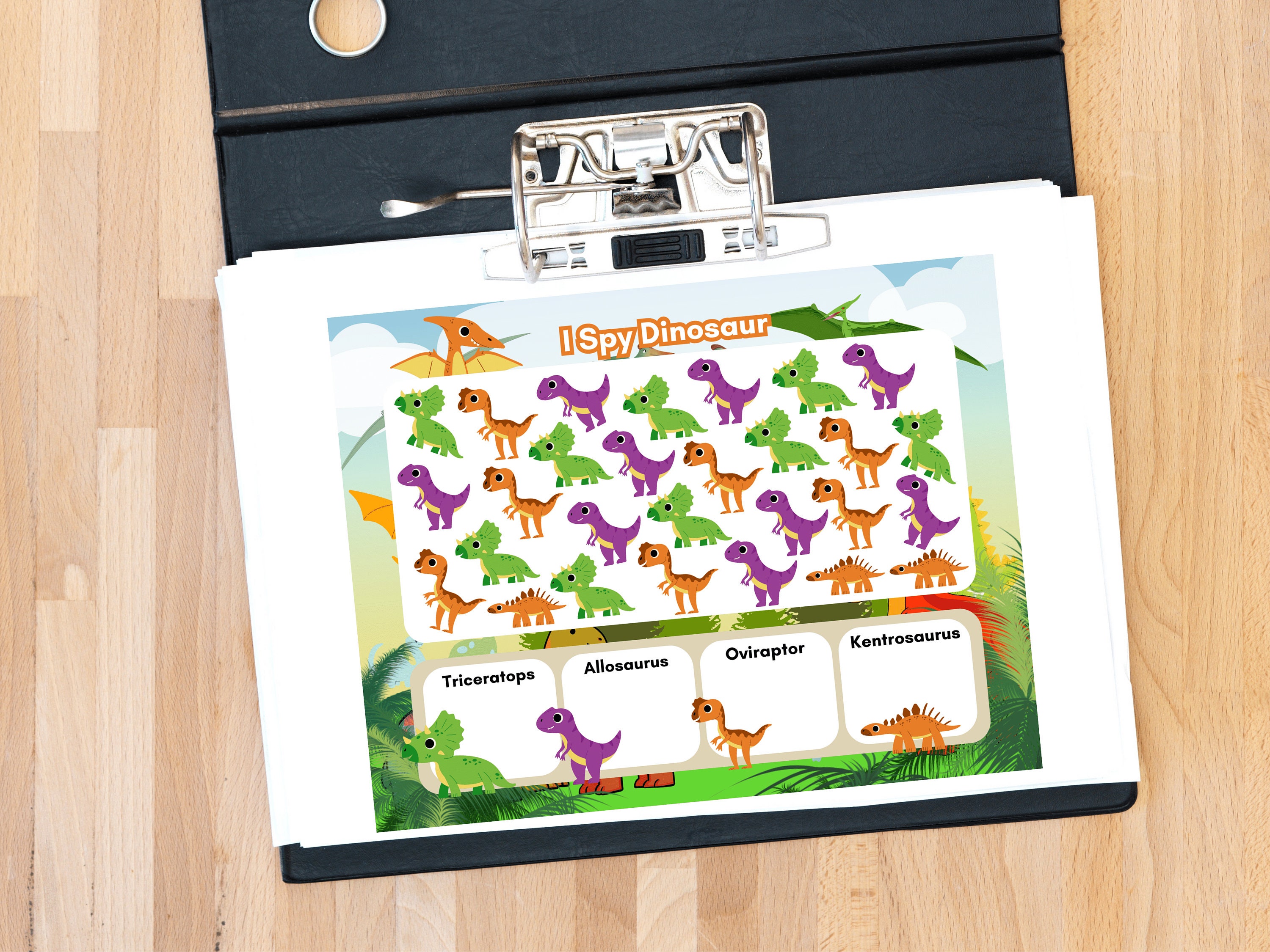 Dinosaur Themed Busy Book / Printable / Preschool Curriculum / Toddler ...