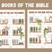 Books of the Bible Printable Memory Game Bundle, Sunday School Lesson ...
