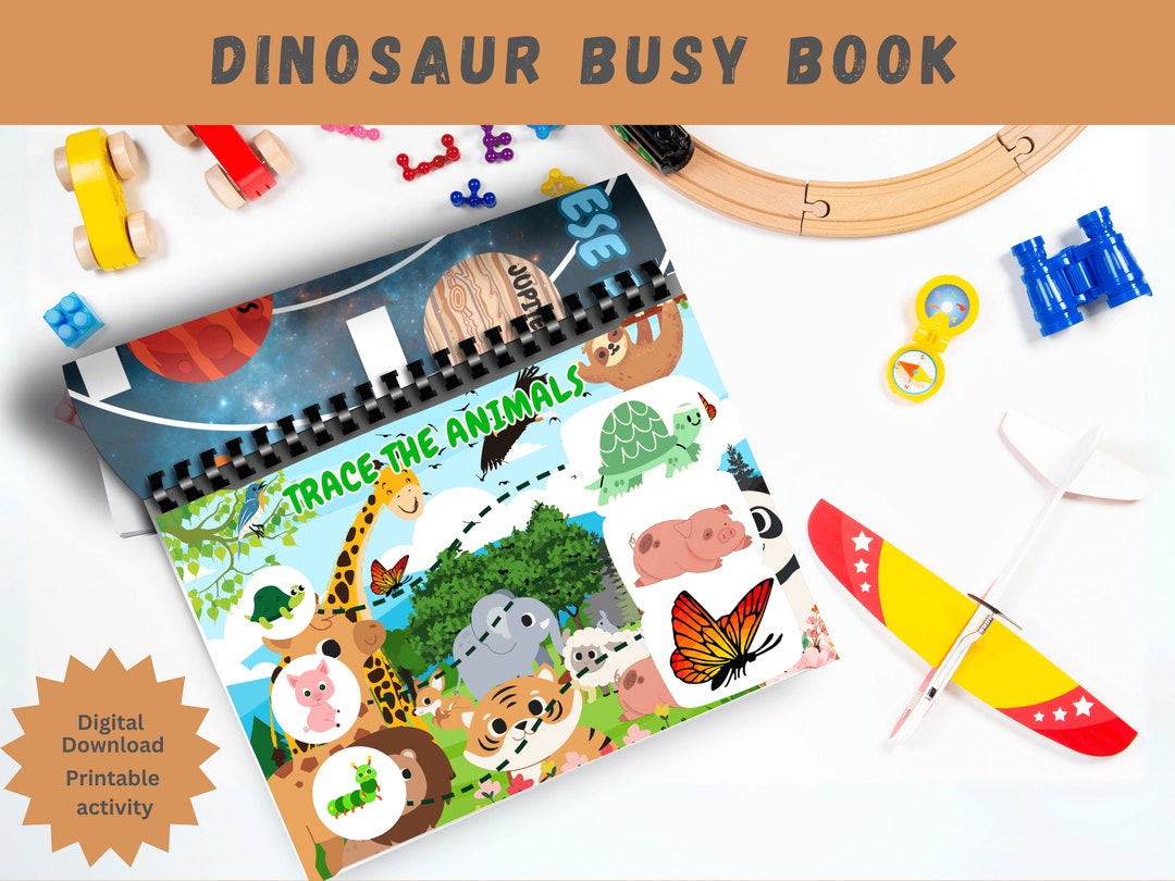 Animal Themed Busy Book / Printable / Preschool Curriculum / Toddler ...