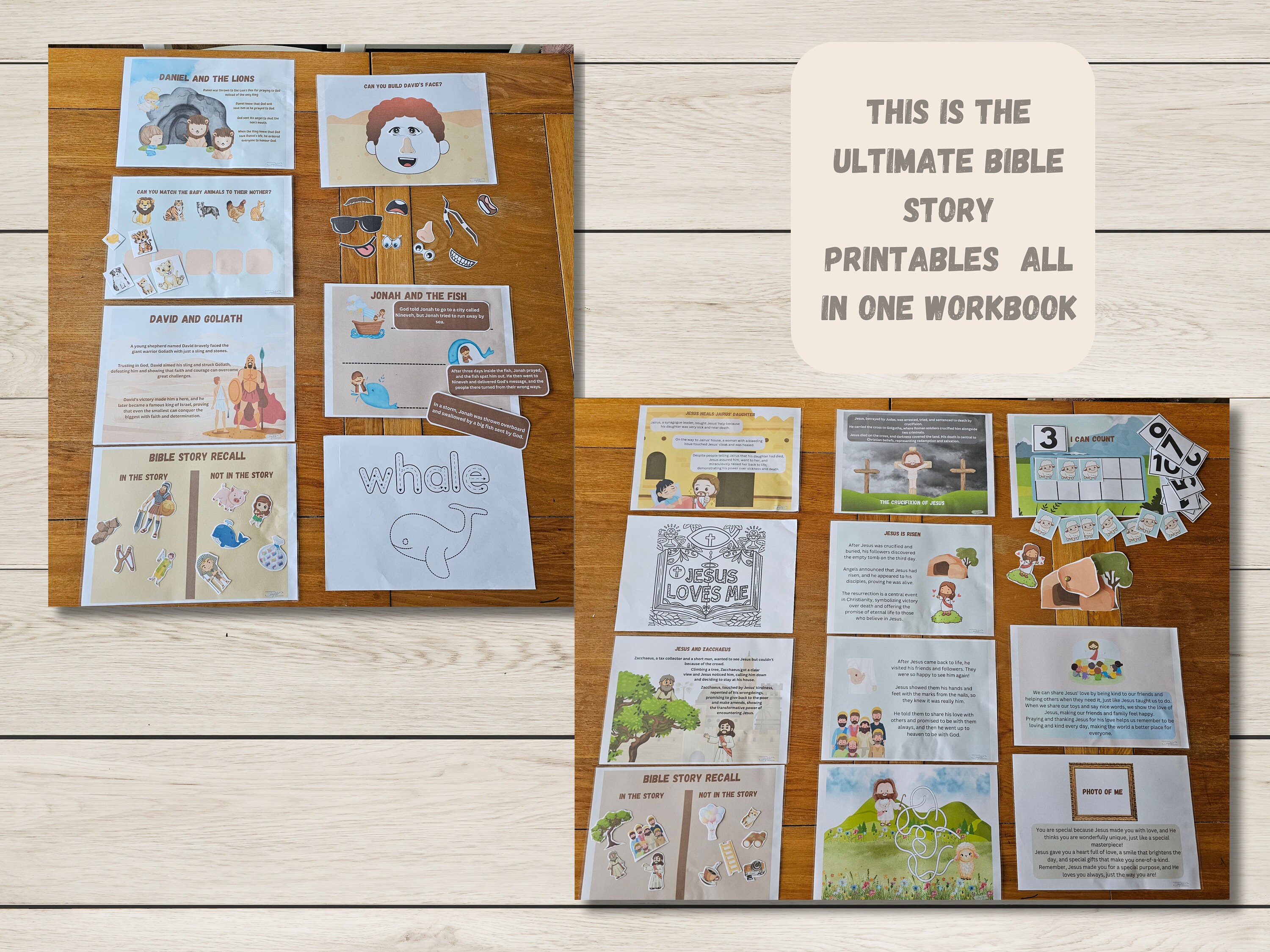 My First Bible Stories Busy Book Printable Church Ministry Sunday ...