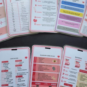 Complete Nursing Essential Flashcards Medical Pocket Guides Nursing ...