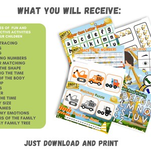 Dinosaur Themed Busy Book / Printable / Preschool Curriculum / Toddler ...