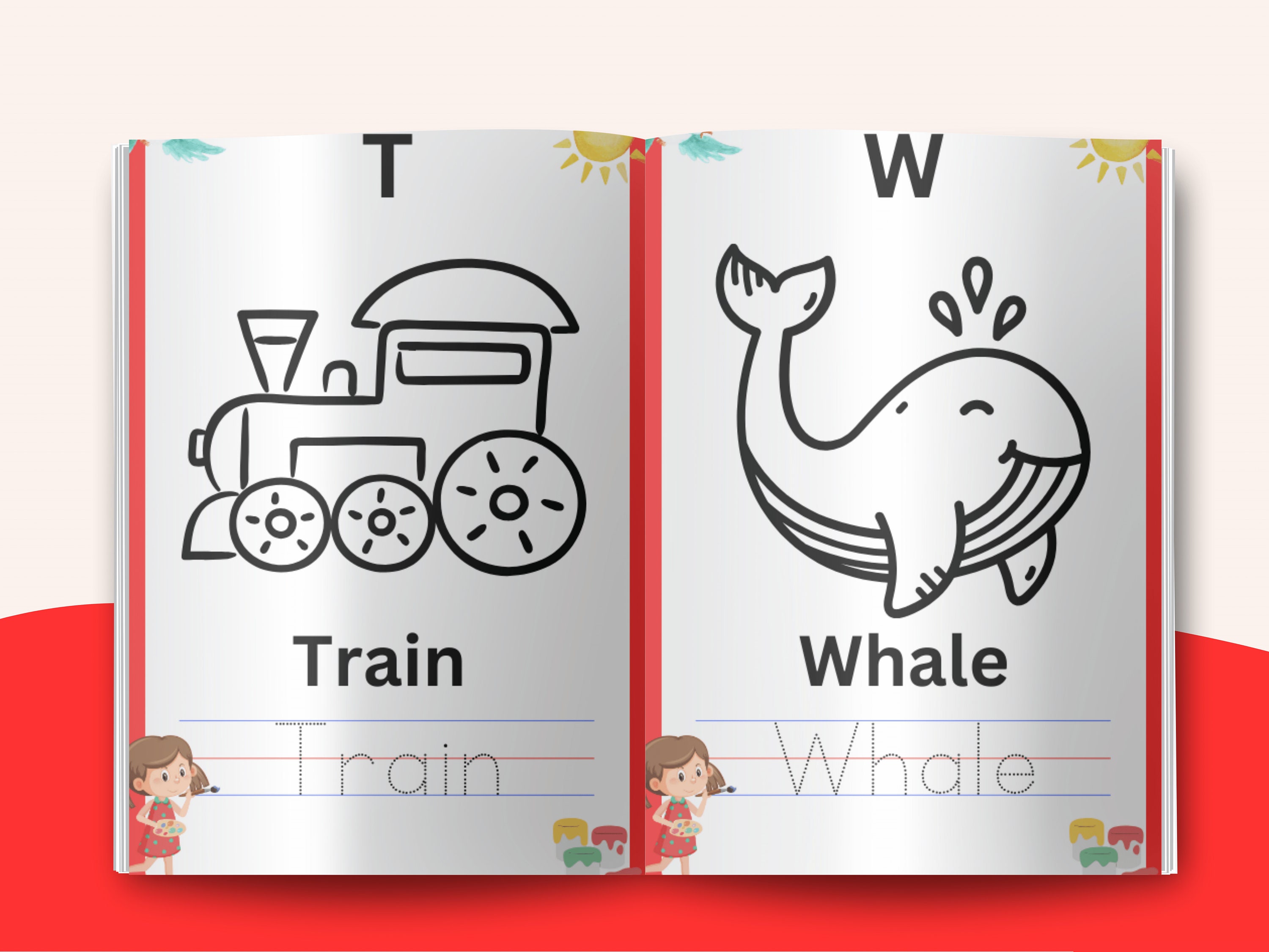 Alphabet Coloring Pages: Preschool Printable Activity (digital Download ...