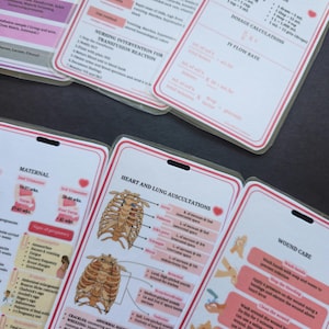 Complete Nursing Essential Flashcards Medical Pocket Guides Nursing ...