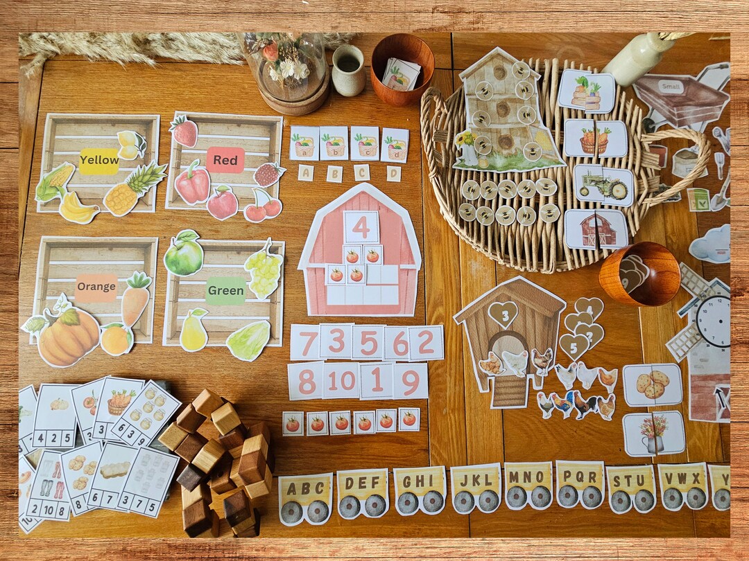 Farmers Market Printable Children's Activity Binder / Homeschool ...