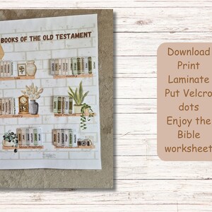 Books of the Bible Printable Memory Game Bundle, Sunday School Lesson ...