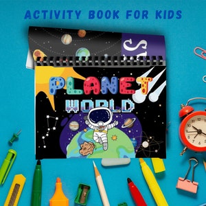 Solar System Busy Book Outer Space Learning Binder Personalized Space ...