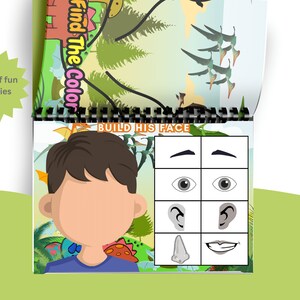 Dinosaur Themed Busy Book / Printable / Preschool Curriculum / Toddler ...