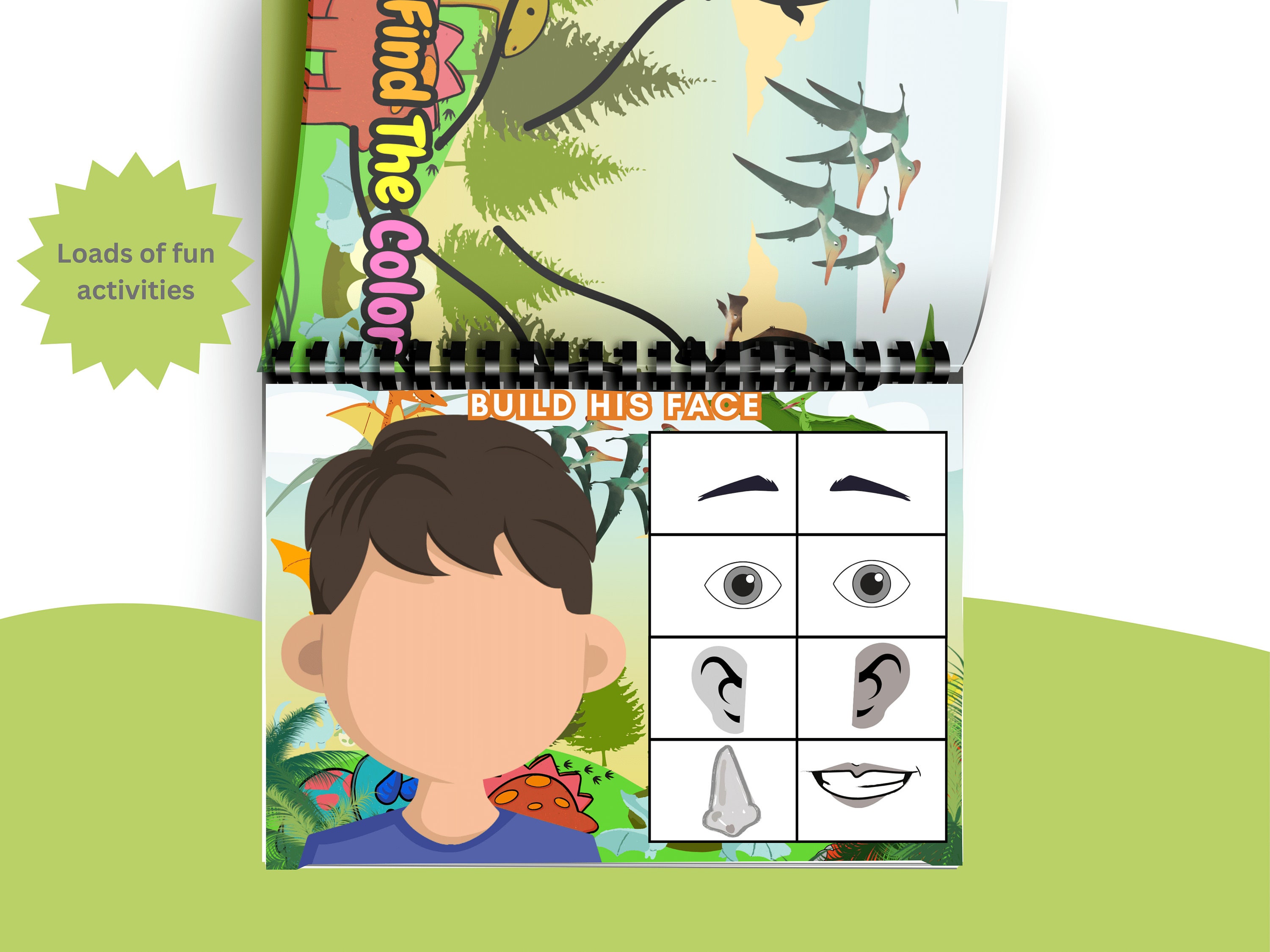 Dinosaur Themed Busy Book / Printable / Preschool Curriculum / Toddler ...