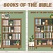 Books of the Bible Printable Memory Game Bundle, Sunday School Lesson ...