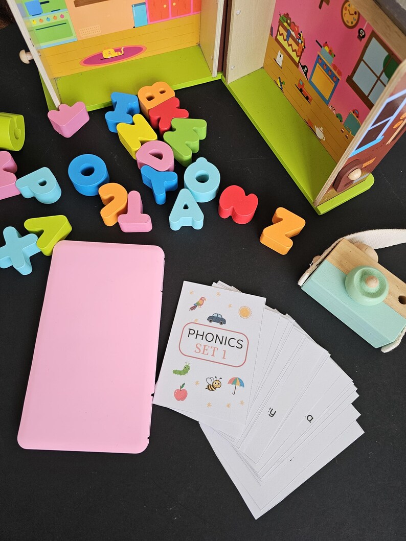 Phase 1 Phonics Flashcards, Children Phonics Learning, Set 1 Reading ...