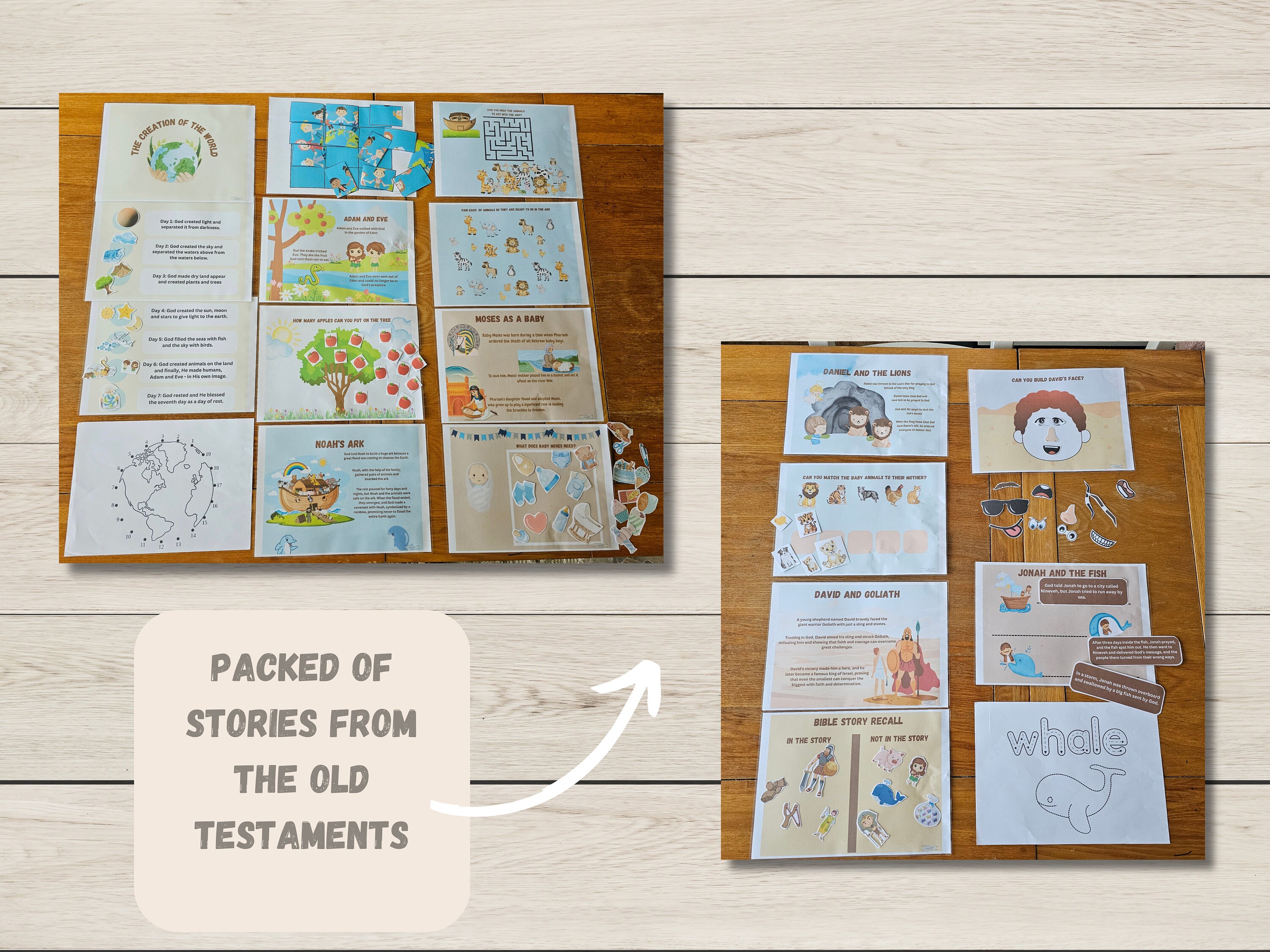 My First Bible Stories Busy Book Printable Church Ministry Sunday ...