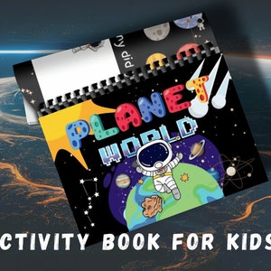 Solar System Busy Book Outer Space Learning Binder Personalized Space ...