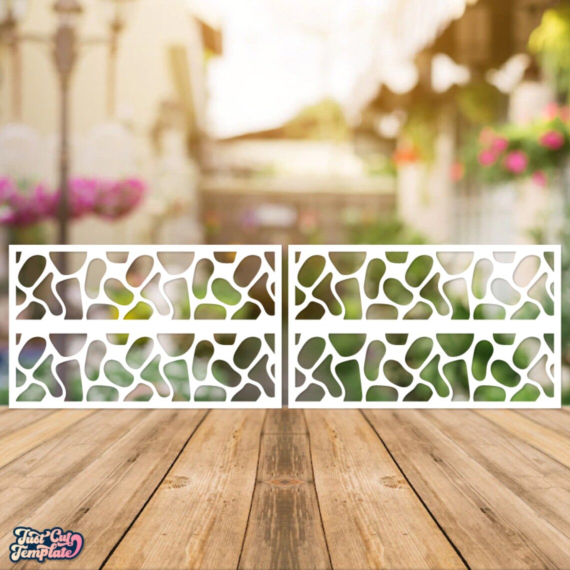 Laser Cut Decorative Panels Bundle, Room Divider, Window Grill, Wall ...