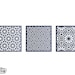 24 Islamic Patterns, Arabic and Moroccan Decorative Square Panels ...