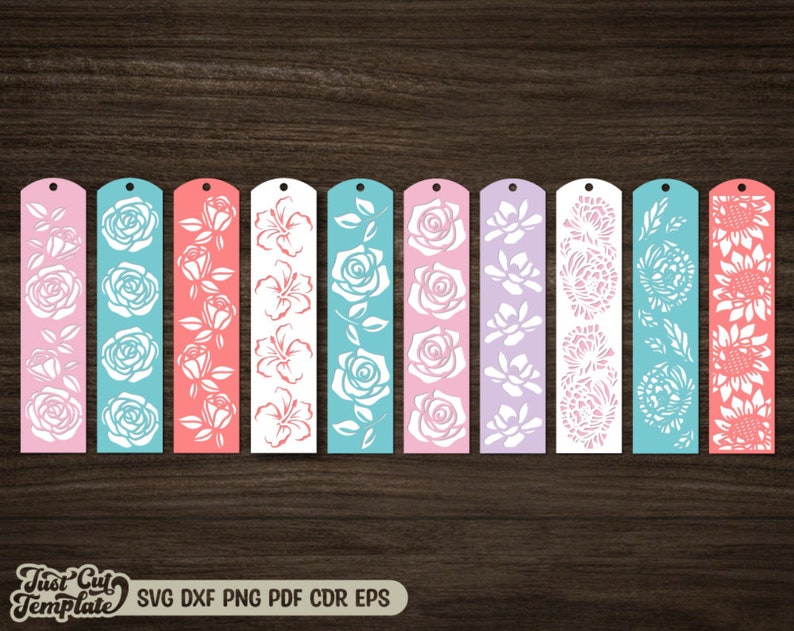 BOOKMARK SVG Cricut Bookmarks Template Svg Bookmark Label - Etsy
