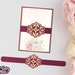 Belly Band Template SVG, 2d Wedding Invite Belt, Luxury Wedding ...