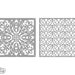 16 Square Panel Set SVG DXF, Laser Cut Decorative Panel Templates ...