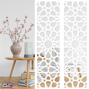Patterned Panels, Decorative Panels Set, Laser Cut Grill Panels, Wall Screen, Plasma Cut, CNC ...