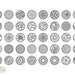 Coaster Set SVG, 40 Round Coaster Bundle, Laser Cut Coaster Files ...