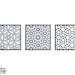 24 Islamic Patterns, Arabic and Moroccan Decorative Square Panels ...