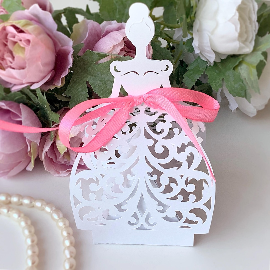 Princess Favor Box SVG Template No Glue, Easy-to-use Quinceanera Box ...