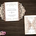 Laser Cut Wedding Invitation SVG Template Set, 12 Pieces for Cricut ...