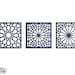 24 Islamic Patterns, Arabic and Moroccan Decorative Square Panels ...