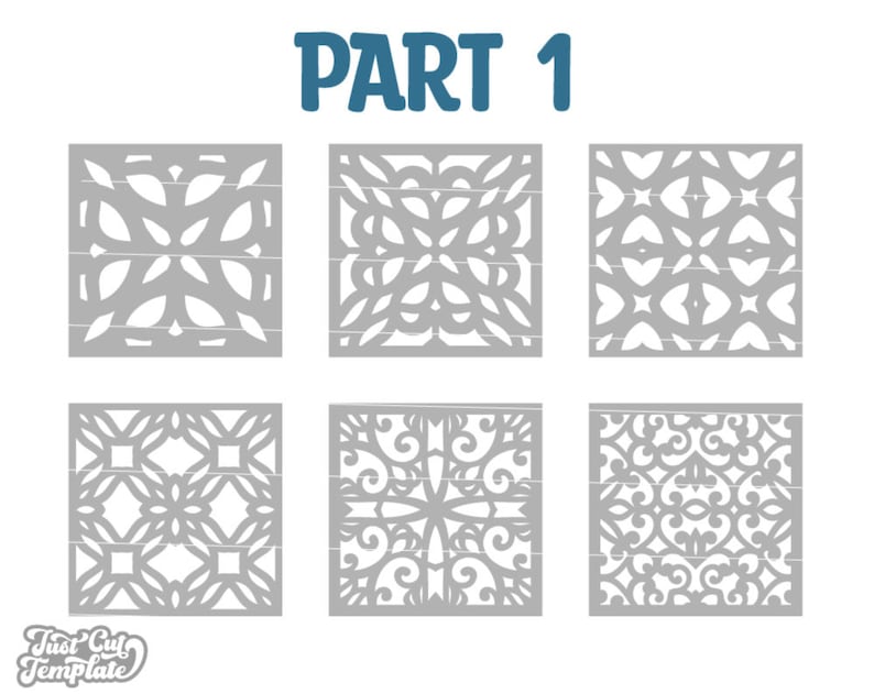 42 Panel Collection, Set Square Panels Svg Dxf, Laser Cut Coaster DXF ...