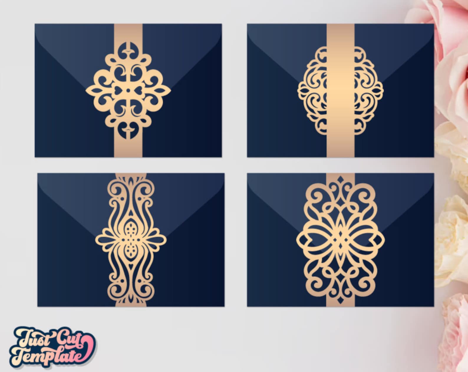 Set of 30 Belly Band Cutout Templates SVG, Belly Band Svg Bundle ...