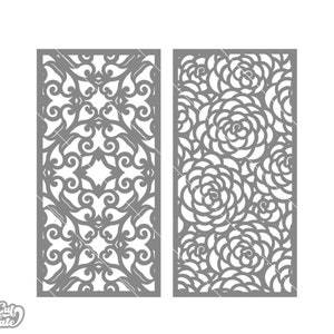 16 Laser Cut Panel Templates, SVG Panels Set 1:2, Vector Digital ...