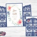 Gate Fold Wedding Invitation SVG, Door Gate Card Cricut Template ...