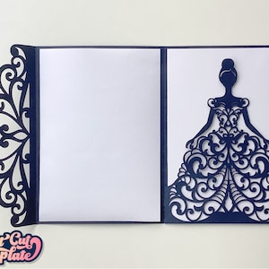 Princess Party Invitation SVG 5x7, Quinceanera Invitation Svg, Wedding ...