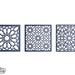24 Islamic Patterns, Arabic and Moroccan Decorative Square Panels ...