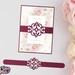 Belly Band Template SVG, 2d Wedding Invite Belt, Luxury Wedding ...