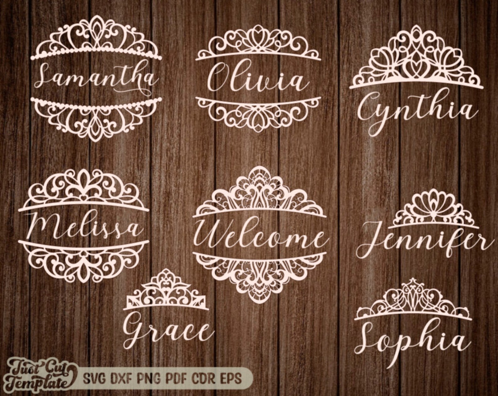 Tiara SVG Set Tiara Princess Crown Princess SVG Tiara for - Etsy