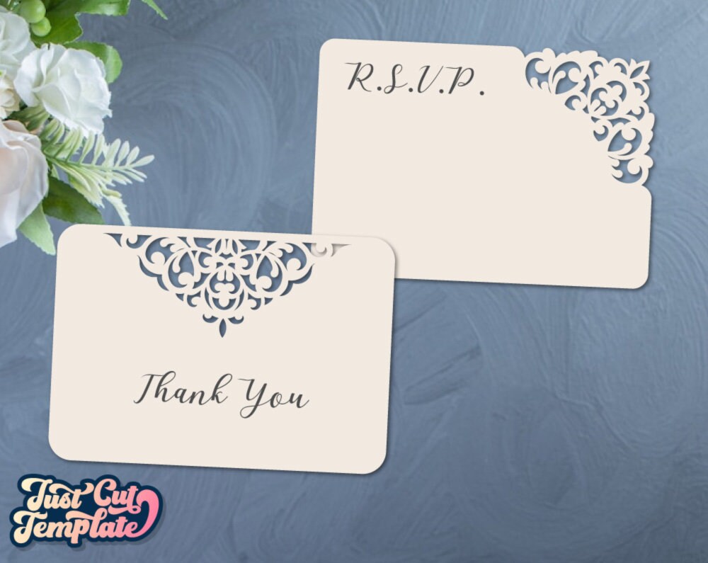 Cricut Wedding Card SVG Template Wedding Invitation SVG - Etsy Australia