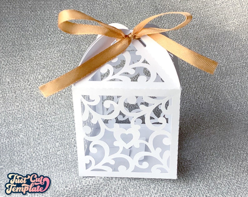 Wedding Favor Box SVG, Happy Birthday Favor Box, Party Favor Box, Baby ...