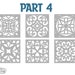 42 Panel Collection, Set Square Panels Svg Dxf, Laser Cut Coaster DXF ...