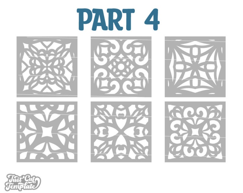 42 Panel Collection, Set Square Panels Svg Dxf, Laser Cut Coaster DXF ...